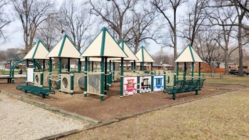 The Massive Playground at Butcher Park in Warren