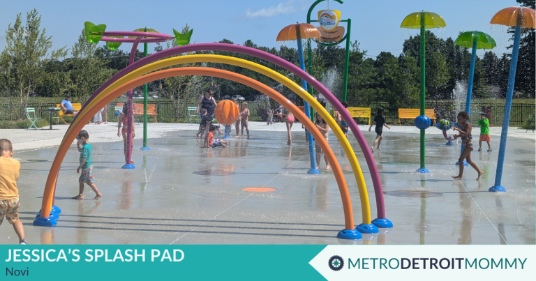 New Jessica's Splash Pad in Novi | Metro Detroit Mommy